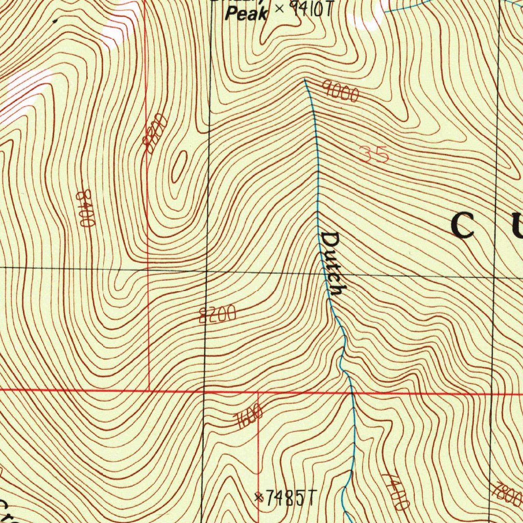 Red Lodge West, MT (1986, 24000-Scale) Map by United States Geological ...