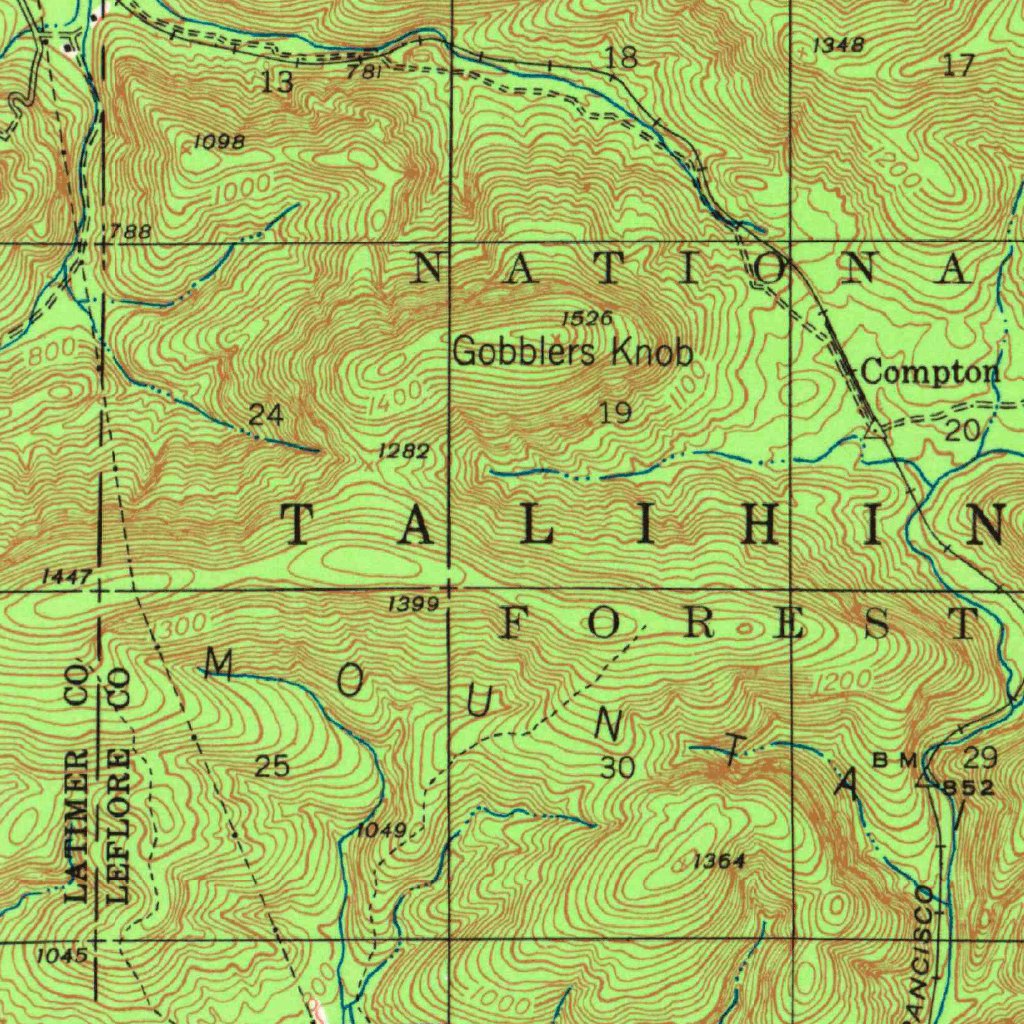 Red Oak, OK (1940, 62500-Scale) Map by United States Geological Survey ...