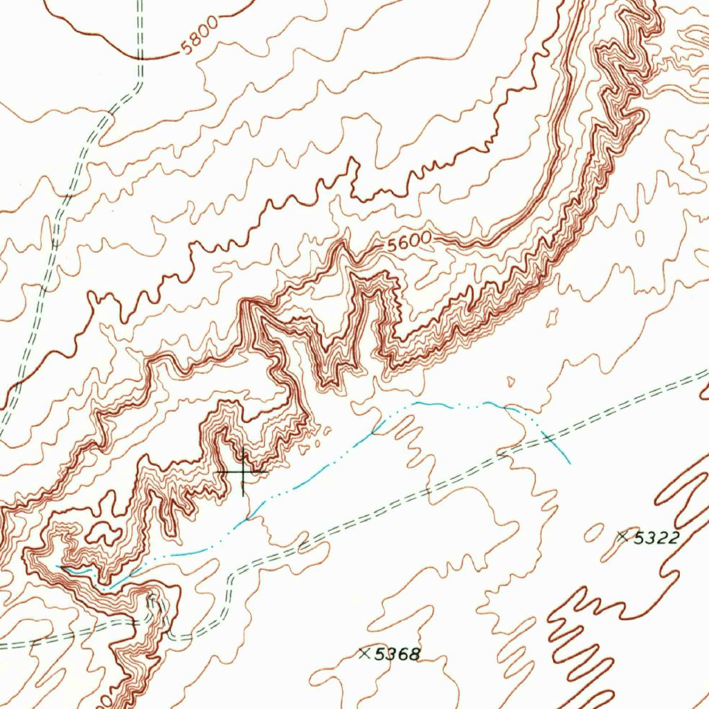Red Point Mesa, AZ (1968, 24000-Scale) Map by United States Geological ...