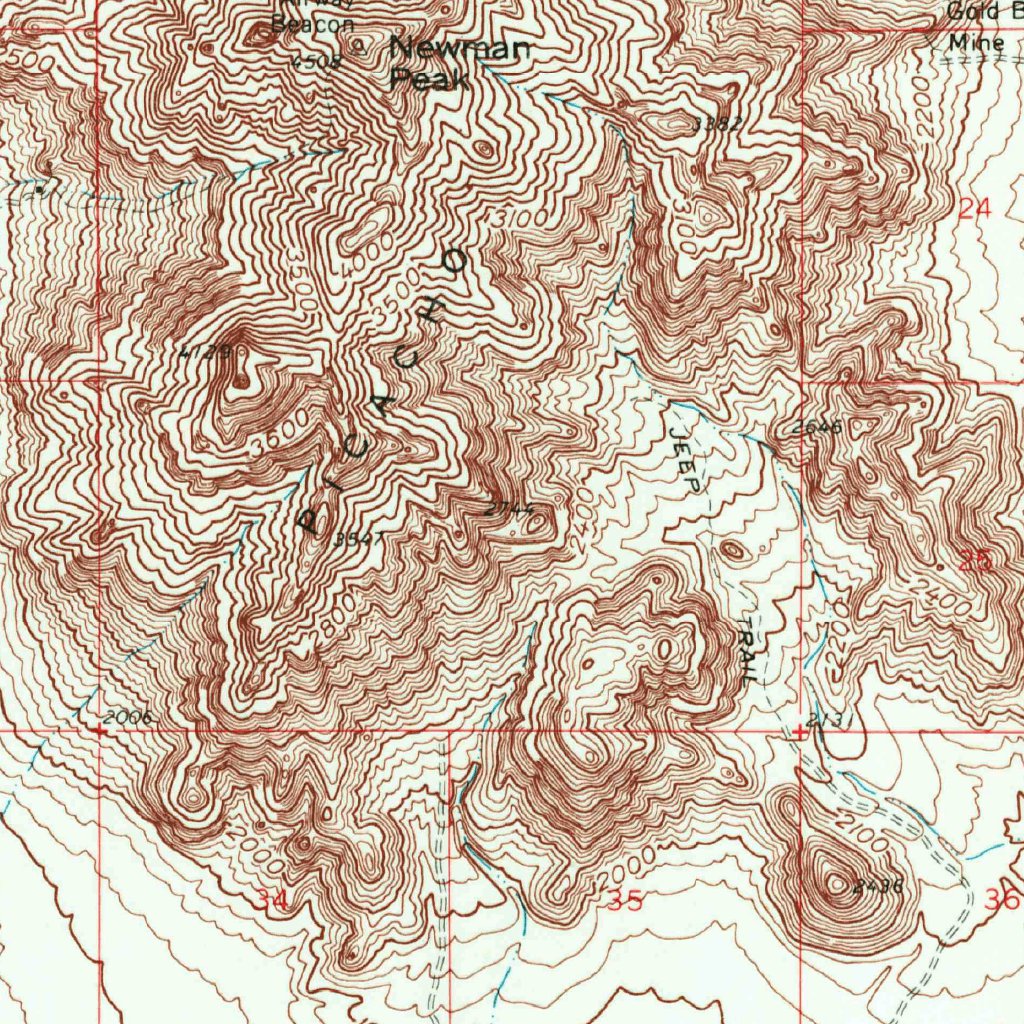 Red Rock, AZ (1963, 62500-Scale) Map by United States Geological Survey ...