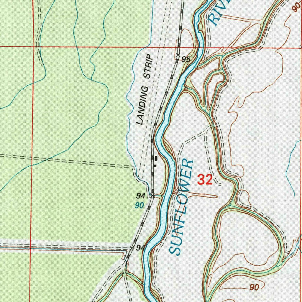 Red Rock, MS (2000, 24000-Scale) Map by United States Geological Survey ...