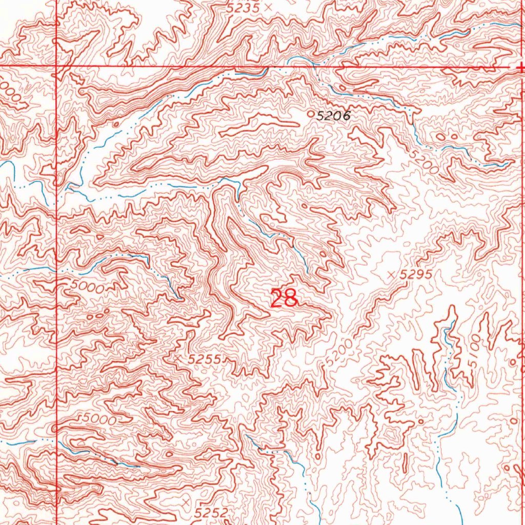 Red Wash SE, UT (1968, 24000-Scale) Map by United States Geological ...