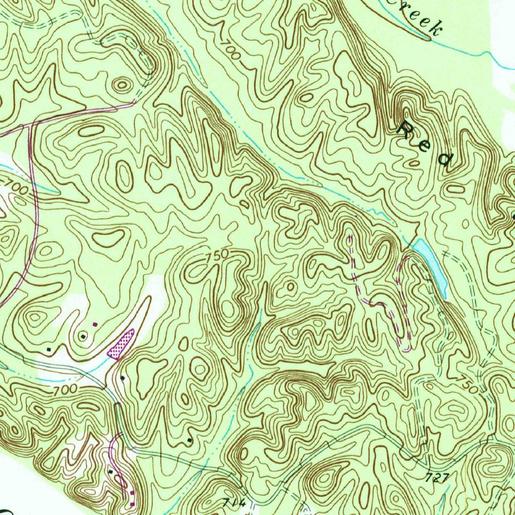 Redbud, GA (1972, 24000-Scale) Map by United States Geological Survey ...
