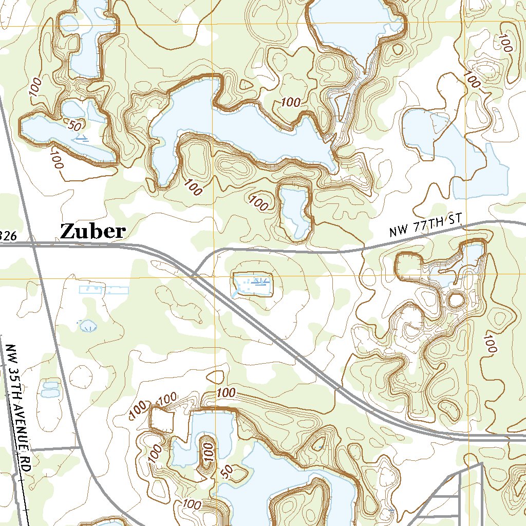 Reddick, FL (2021, 24000-Scale) Map by United States Geological Survey ...