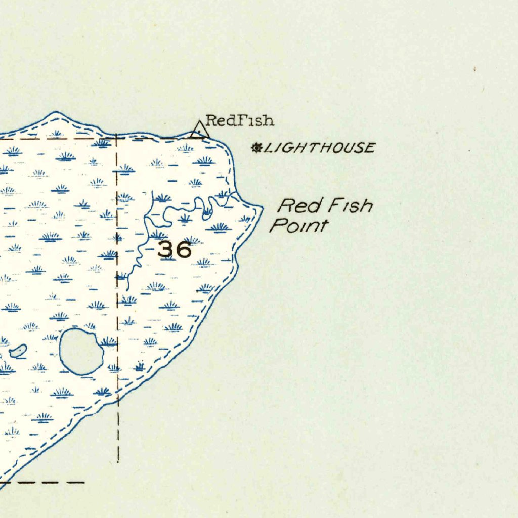 Redfish Point, LA (1954, 31680-Scale) Map by United States Geological ...