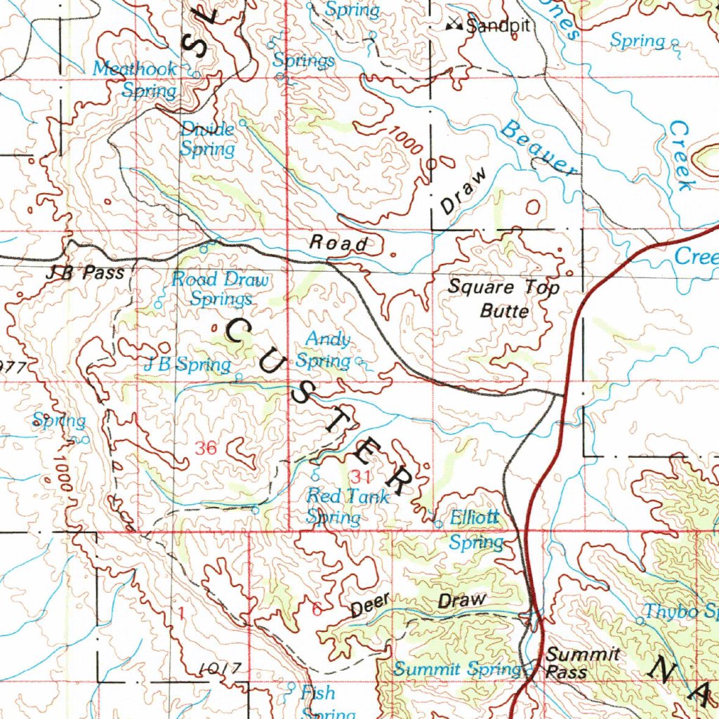Redig, SD (1980, 100000-Scale) Map by United States Geological Survey ...