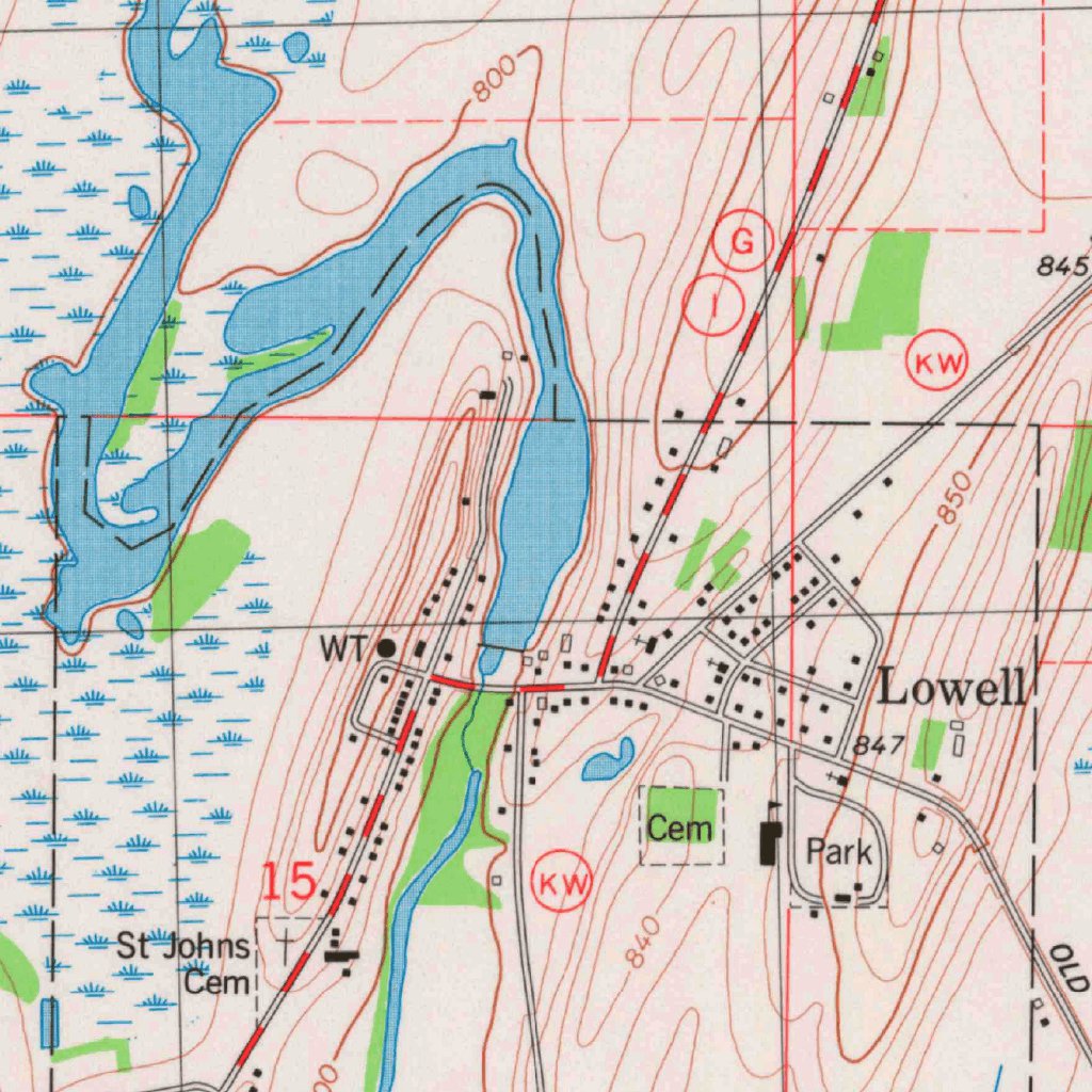 Reeseville, WI (1980, 24000-Scale) Map by United States Geological ...