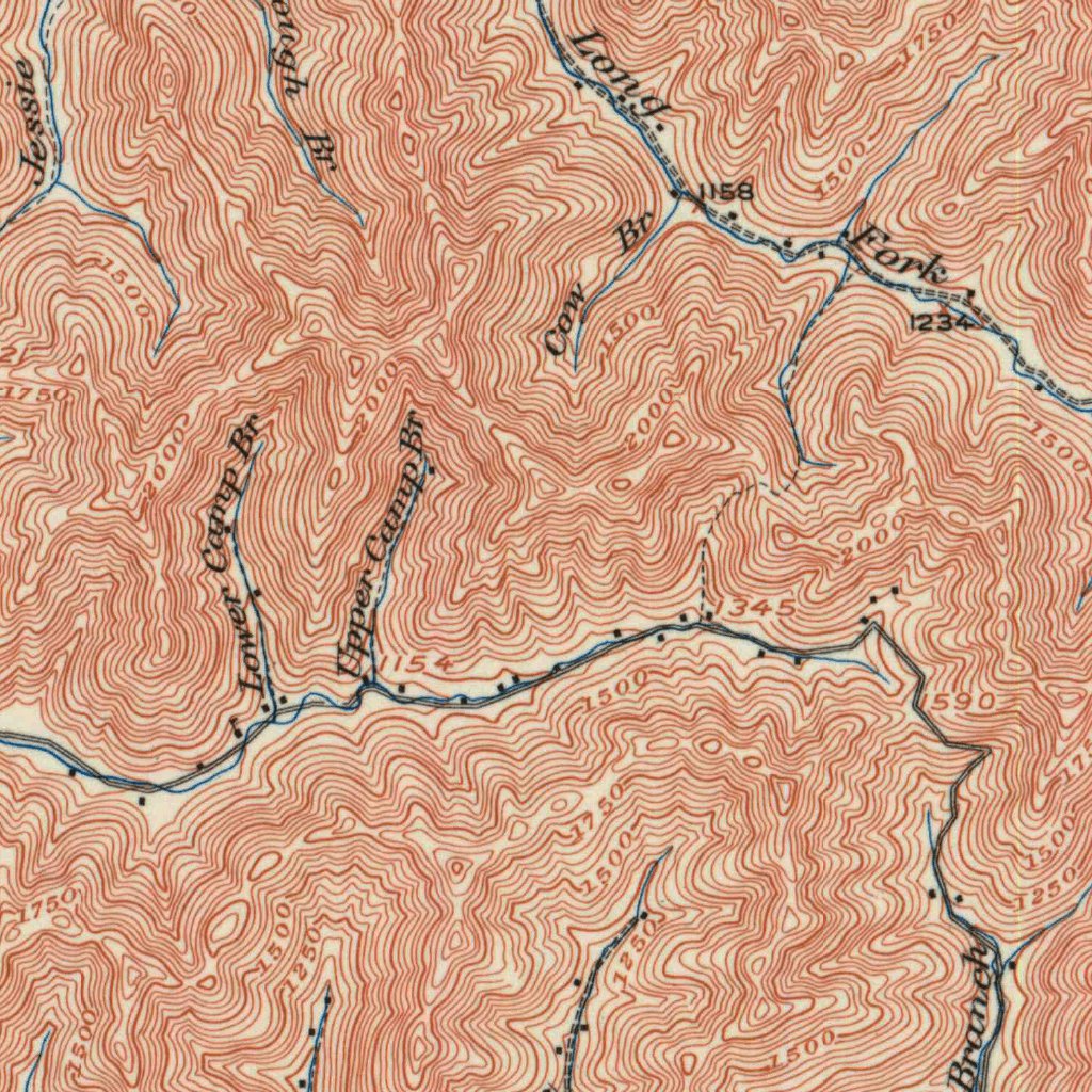 Regina, KY-VA (1915, 62500-Scale) Map by United States Geological ...