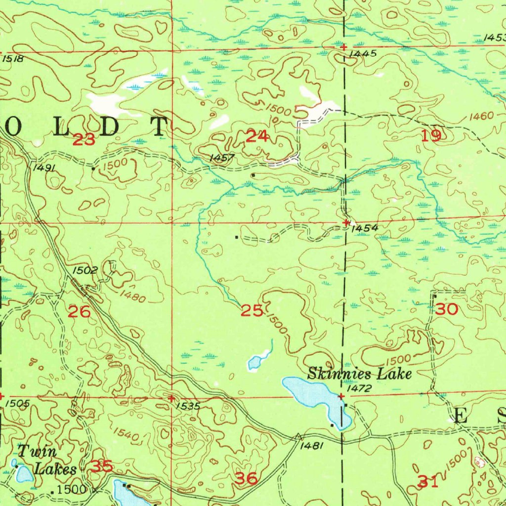 Republic, MI (1955, 62500-Scale) Map by United States Geological Survey ...