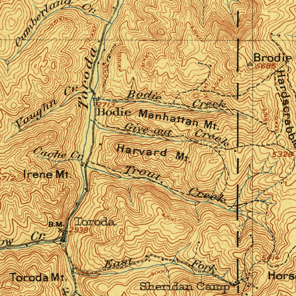 Republic, WA (1904, 125000-Scale) Map by United States Geological ...
