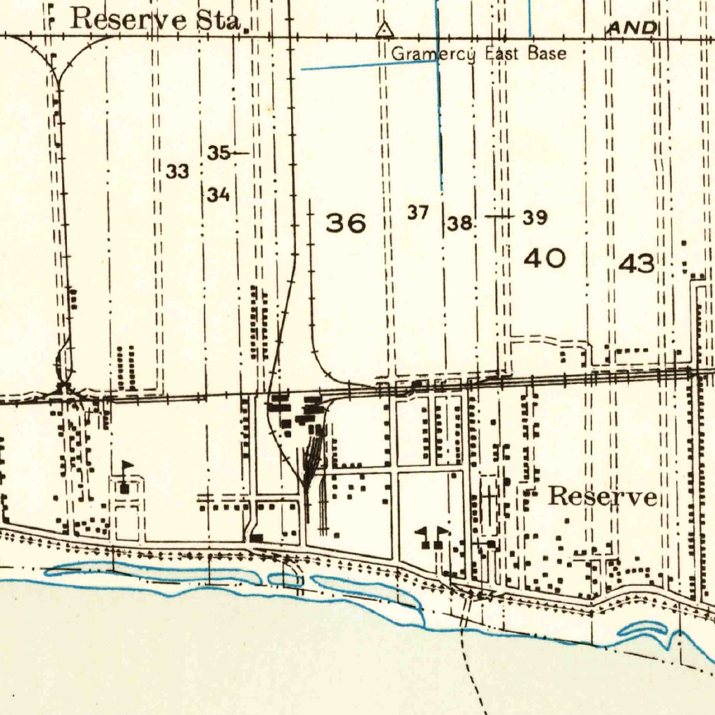Reserve, LA (1949, 31680-Scale) Map by United States Geological Survey ...