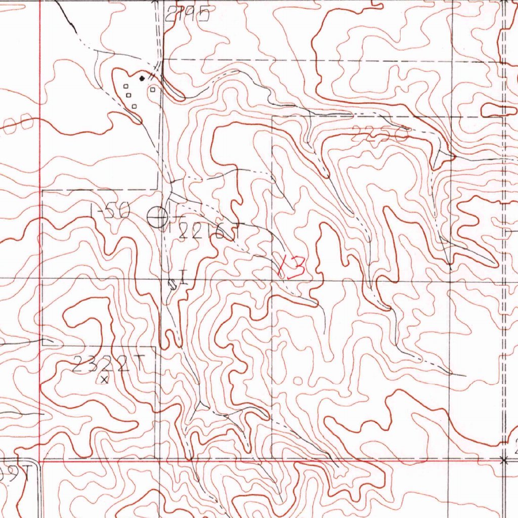 Reserve NE, MT (1983, 24000-Scale) Map by United States Geological ...