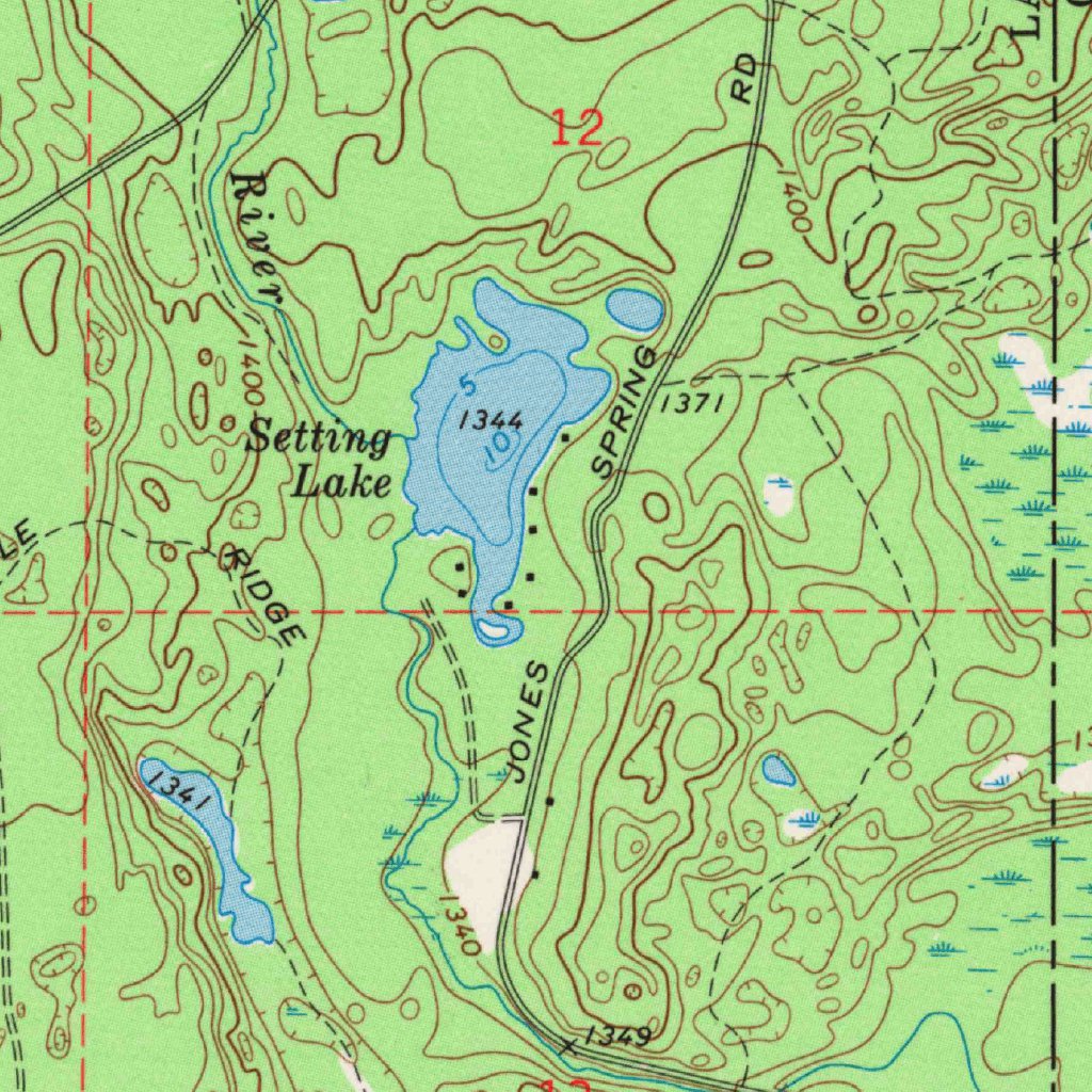 Reservoir Pond, WI (1972, 24000-Scale) Map by United States Geological ...