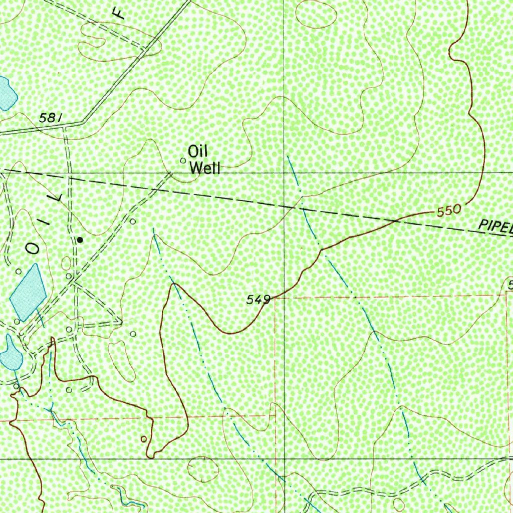 Retama Creek, TX (1980, 24000-Scale) Map by United States Geological ...