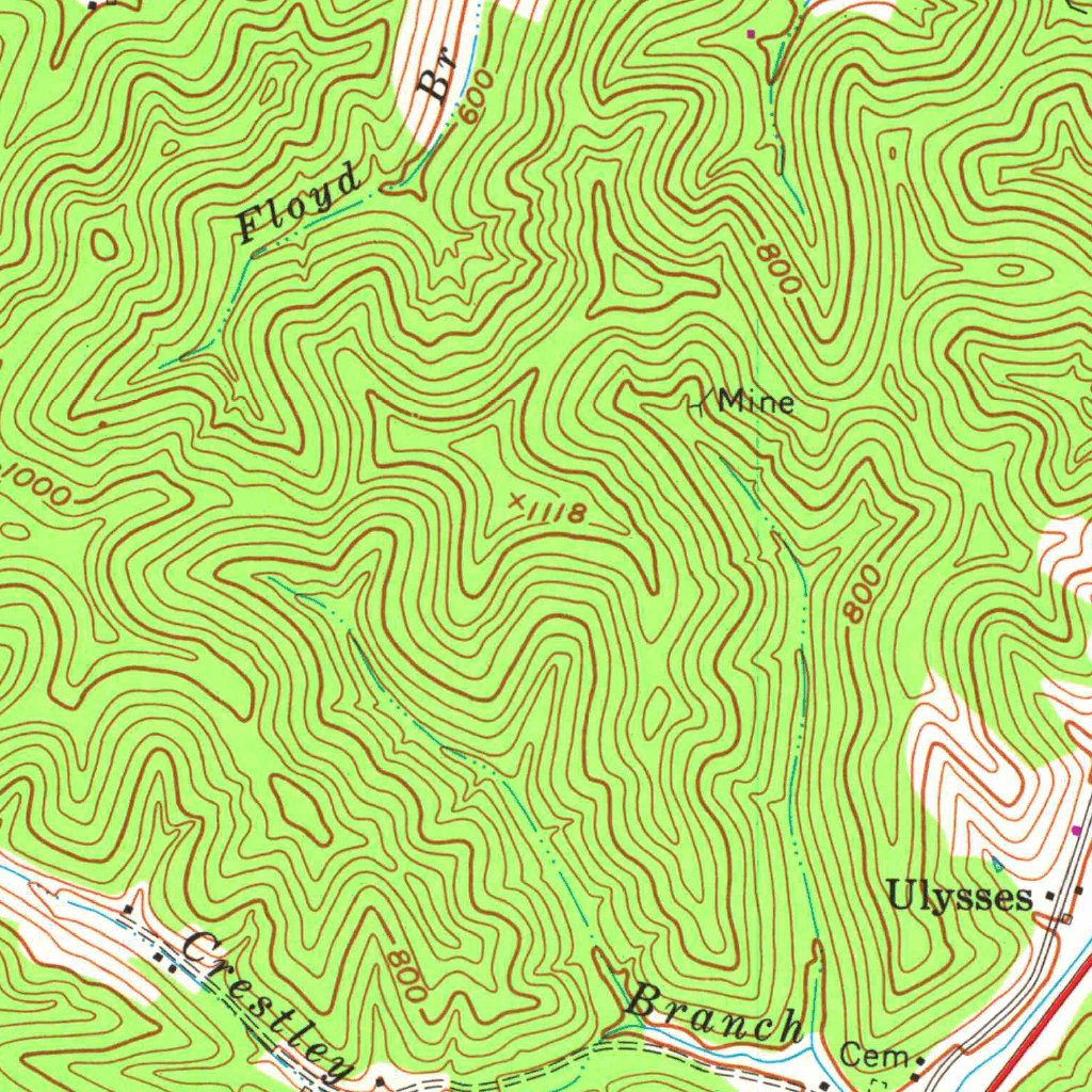 Richardson, KY (1971, 24000-Scale) Map by United States Geological ...