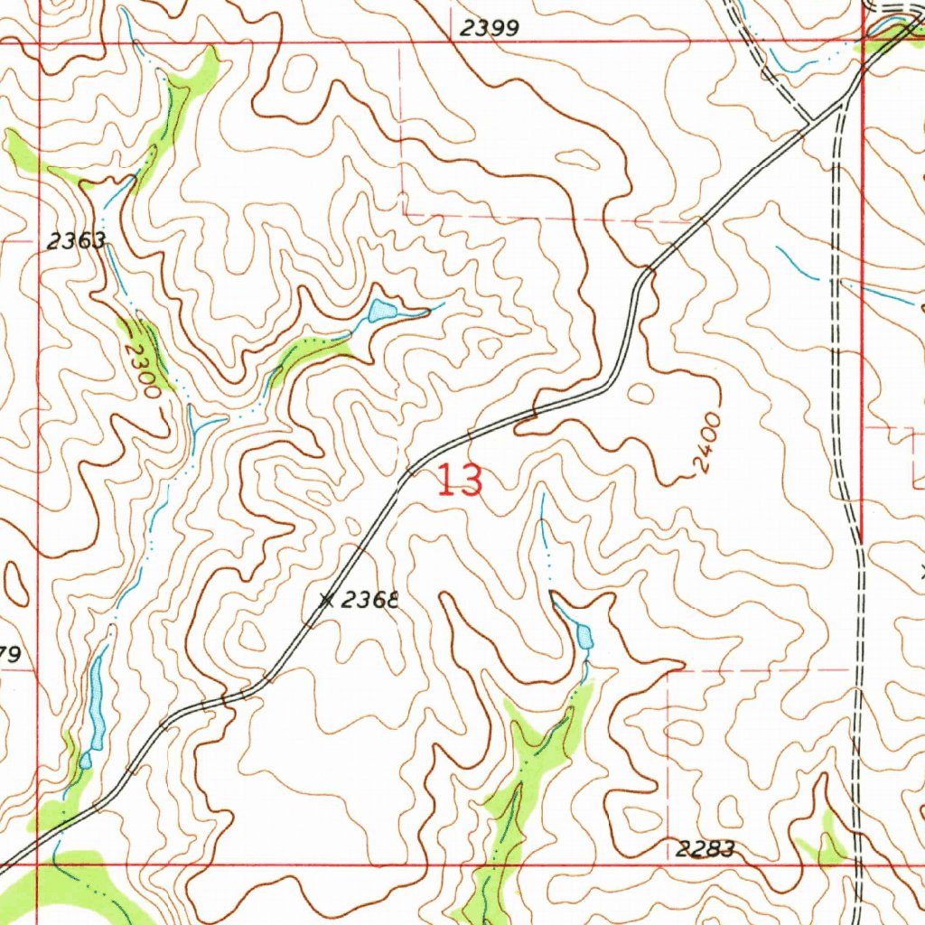 Richardton SE, ND (1973, 24000-Scale) Map by United States Geological ...