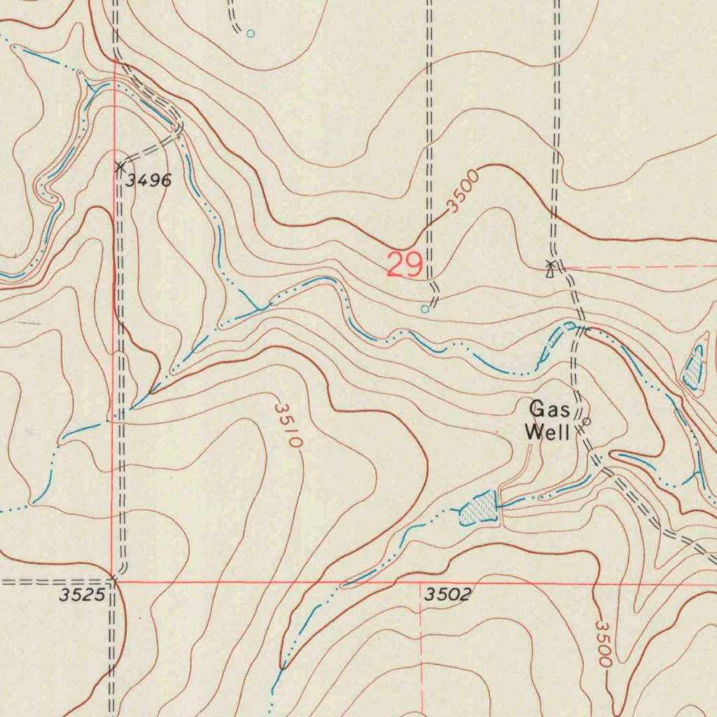 Richfield SW, KS (1973, 24000-Scale) Map by United States Geological ...