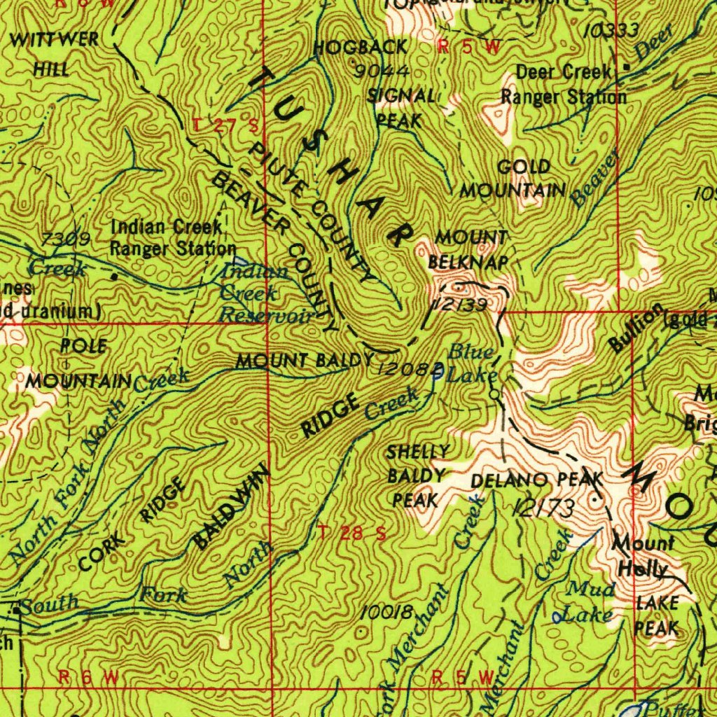 Richfield, UT (1958, 250000-Scale) Map by United States Geological ...