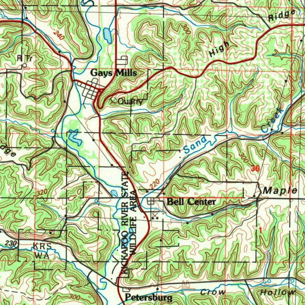 Richland Center, WI (1985, 100000-Scale) Map by United States ...