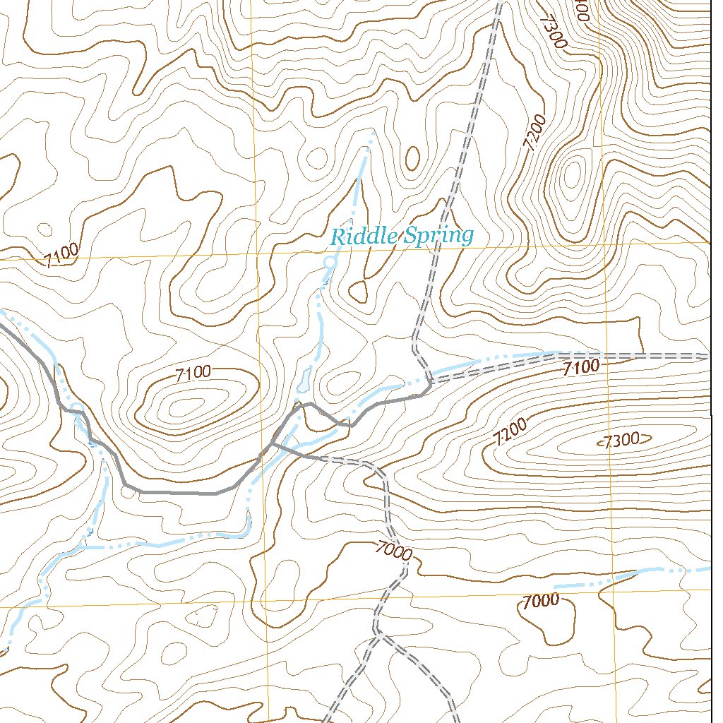 Riddle Cut, WY (2021, 24000-Scale) Map by United States Geological ...