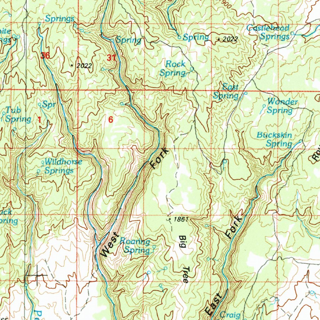Riddle, ID (1989, 100000-Scale) Map by United States Geological Survey ...