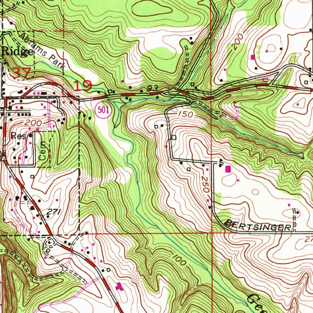 Ridgefield, WA (1954, 24000-Scale) Map by United States Geological ...