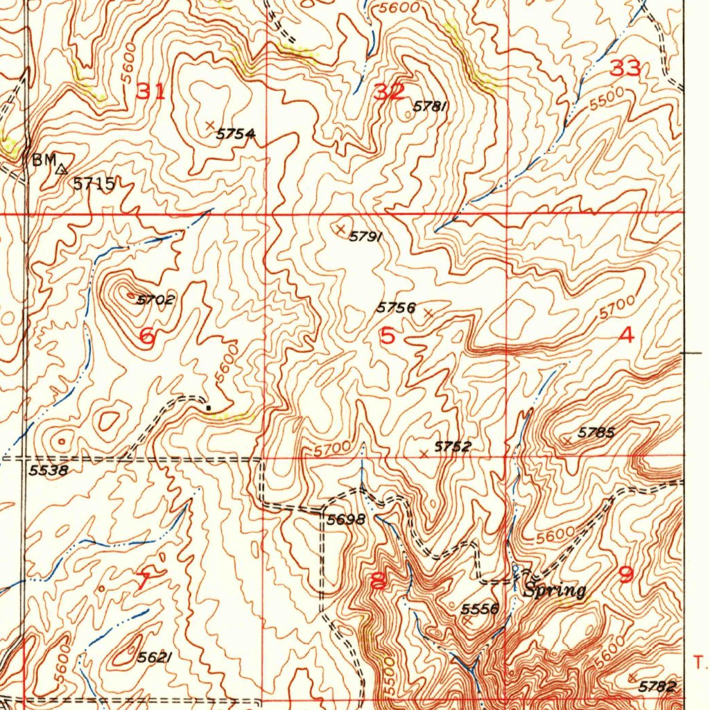 Rigby, ID (1950, 62500-Scale) Map by United States Geological Survey ...