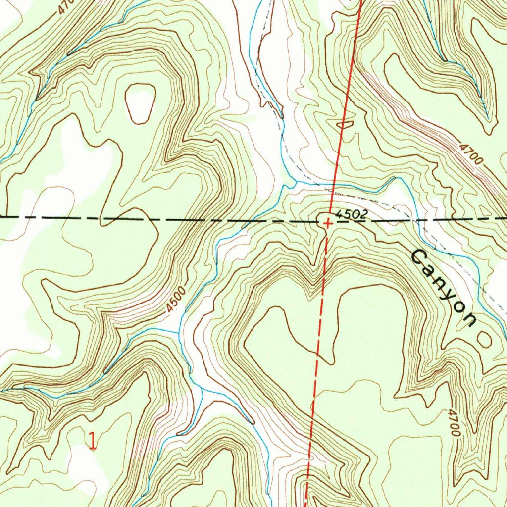 Riley Canyon, CO (1993, 24000-Scale) Map by United States Geological ...