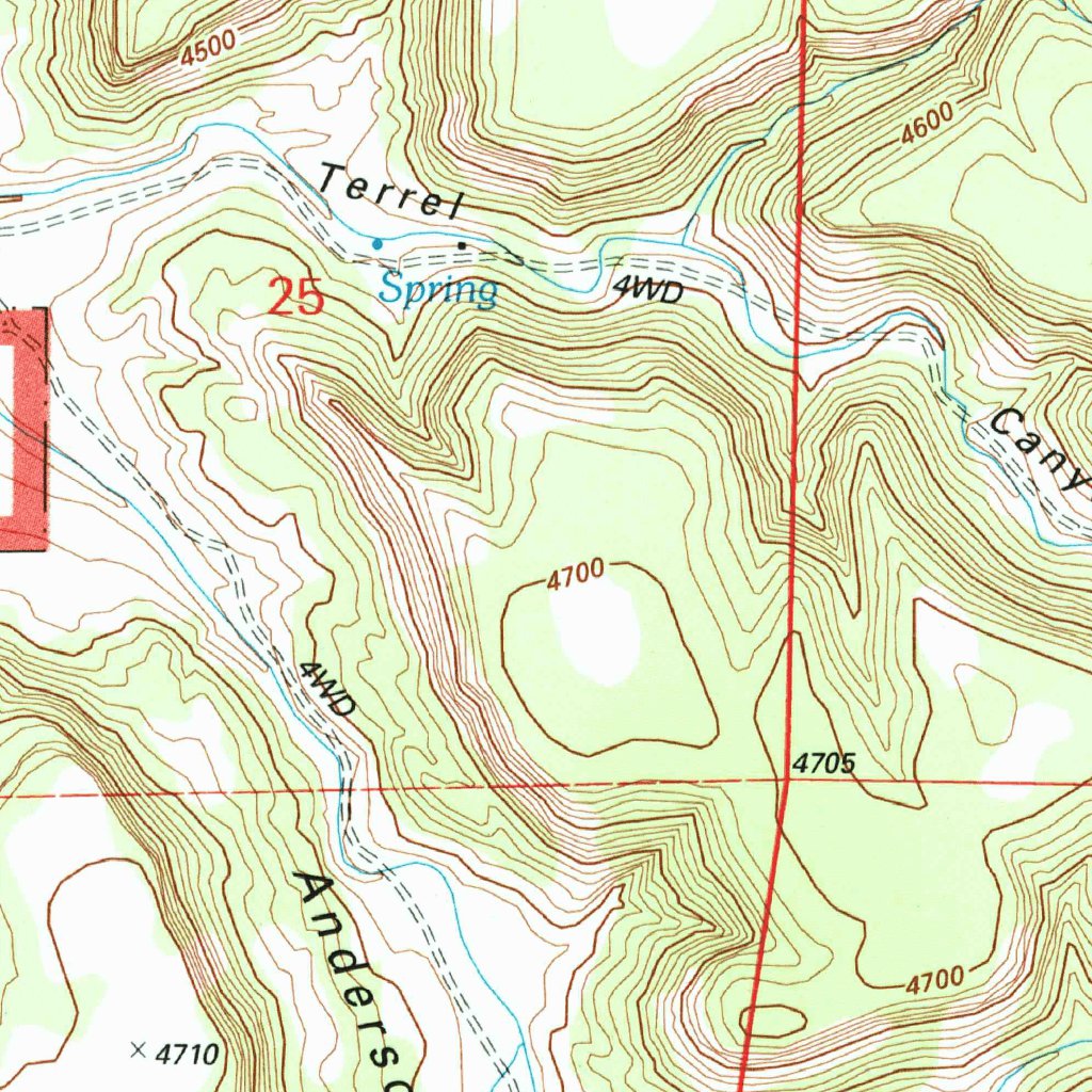 Riley Canyon, CO (1996, 24000-Scale) Map by United States Geological ...