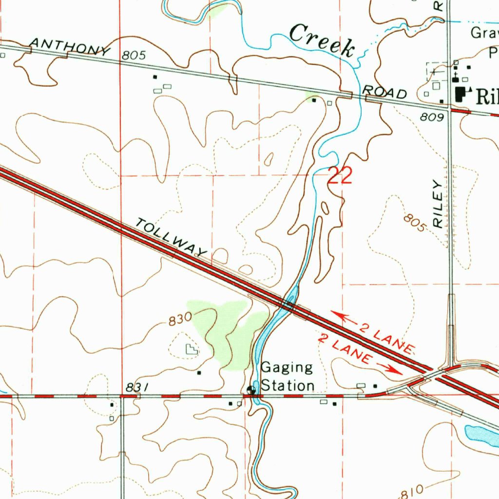 Riley, IL (1968, 24000-Scale) Map by United States Geological Survey ...