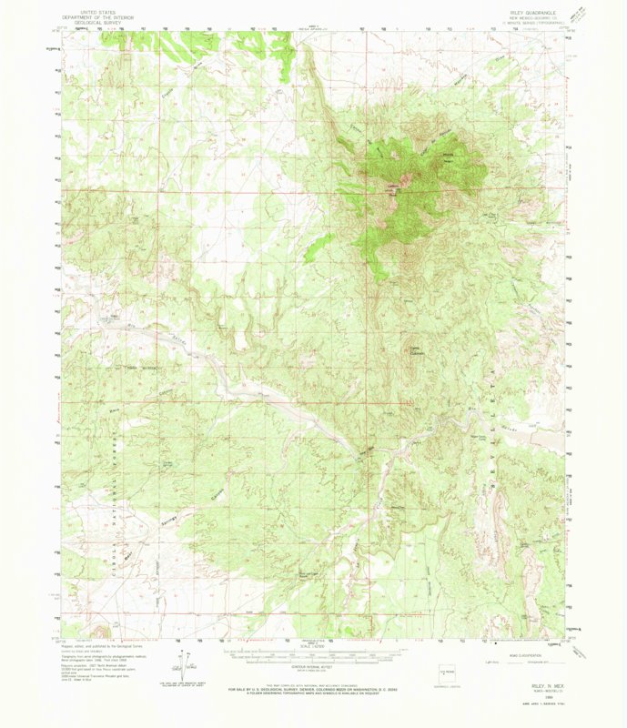 Riley, NM (1959, 62500-Scale) Map by United States Geological Survey ...
