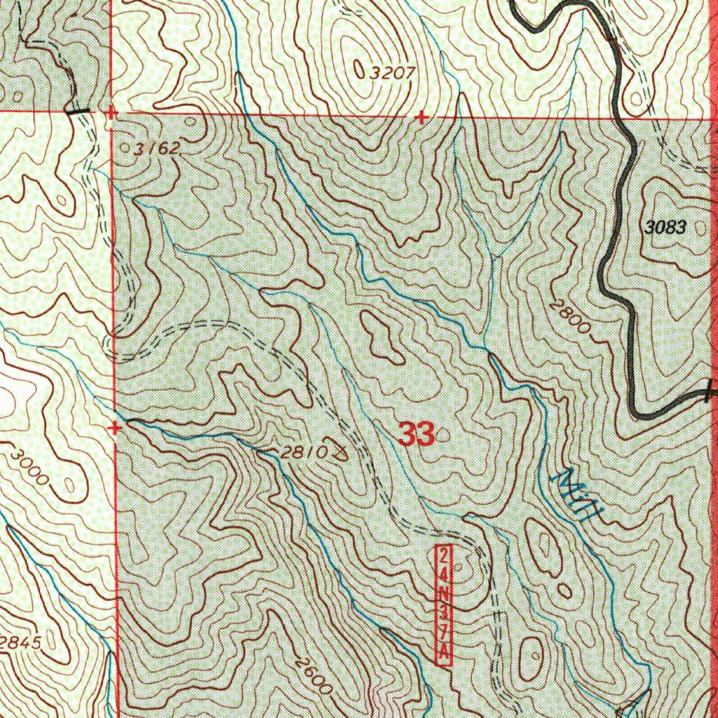 Riley Ridge, CA (1995, 24000-Scale) Map by United States Geological ...