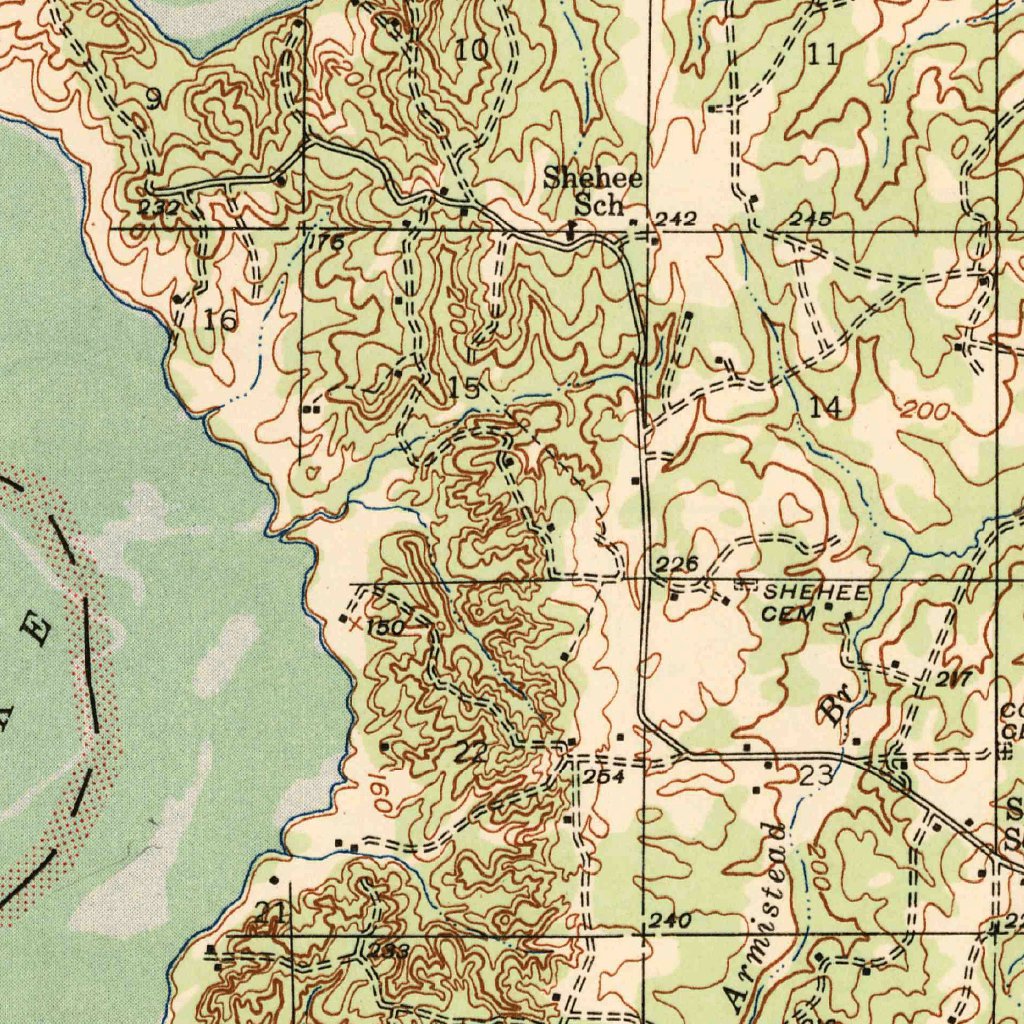 Ringgold, LA (1947, 62500-Scale) Map by United States Geological Survey ...