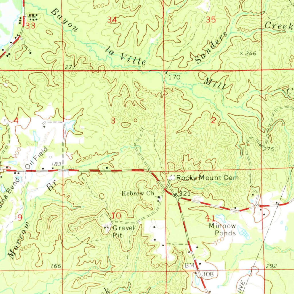 Ringgold, LA (1972, 62500-Scale) Map by United States Geological Survey ...