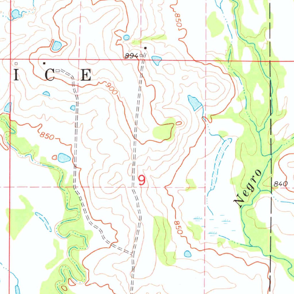 Ringling NW, OK (1974, 24000-Scale) Map by United States Geological ...