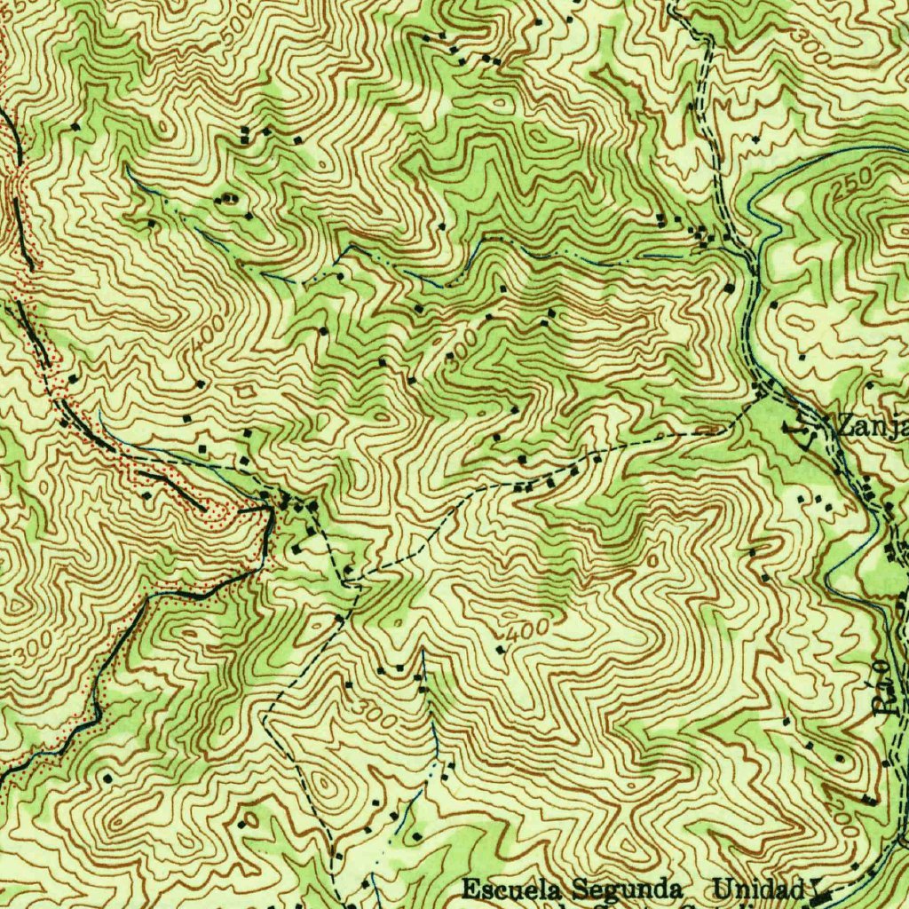 Rio Descalabrado, PR (1945, 30000-Scale) Map by United States ...