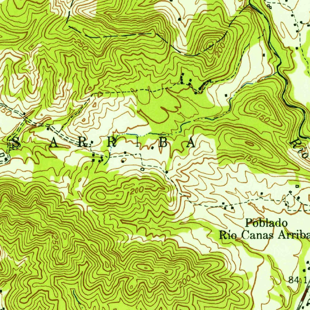 Rio Descalabrado, PR (1952, 30000-Scale) Map by United States ...