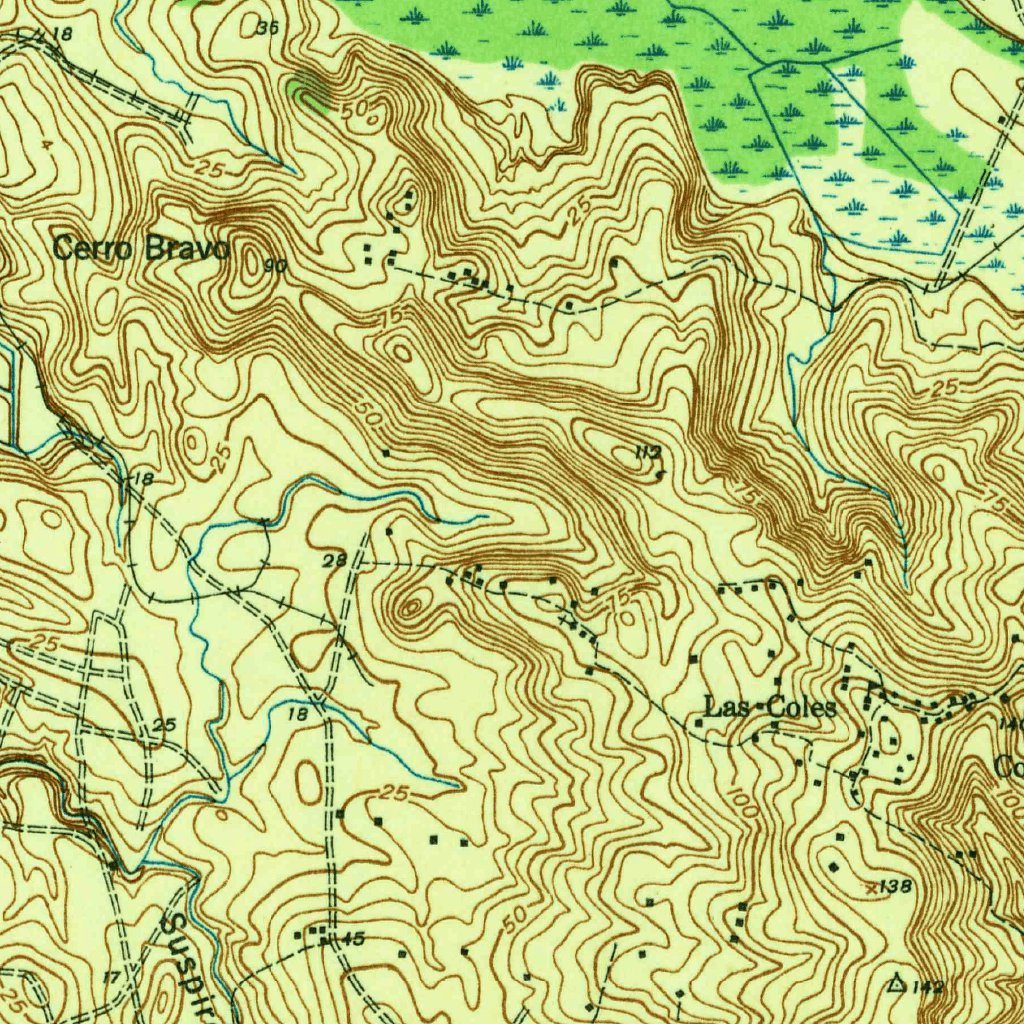Rio Grande, PR (1941, 30000-Scale) Map by United States Geological ...