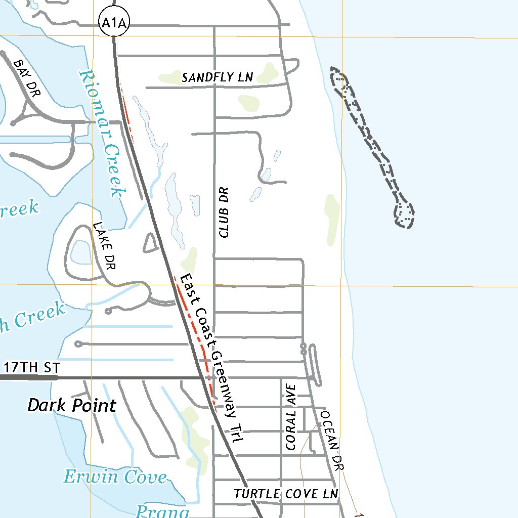 Riomar, FL (2021, 24000-Scale) Map by United States Geological Survey ...