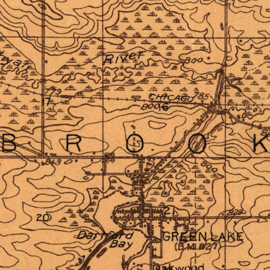 Ripon, WI (1916, 48000-Scale) Map by United States Geological Survey ...