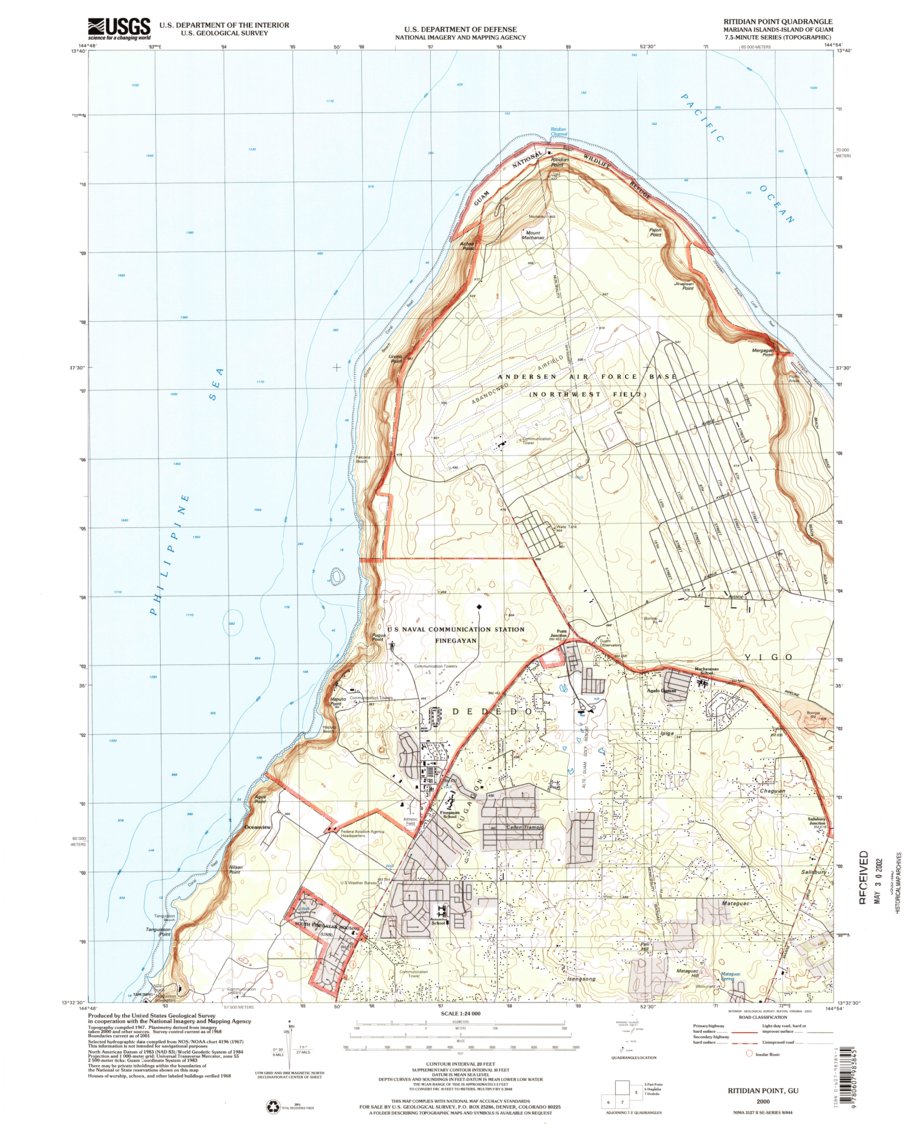 Ritidian Point, GU (2000, 24000-Scale) Map by United States Geological ...