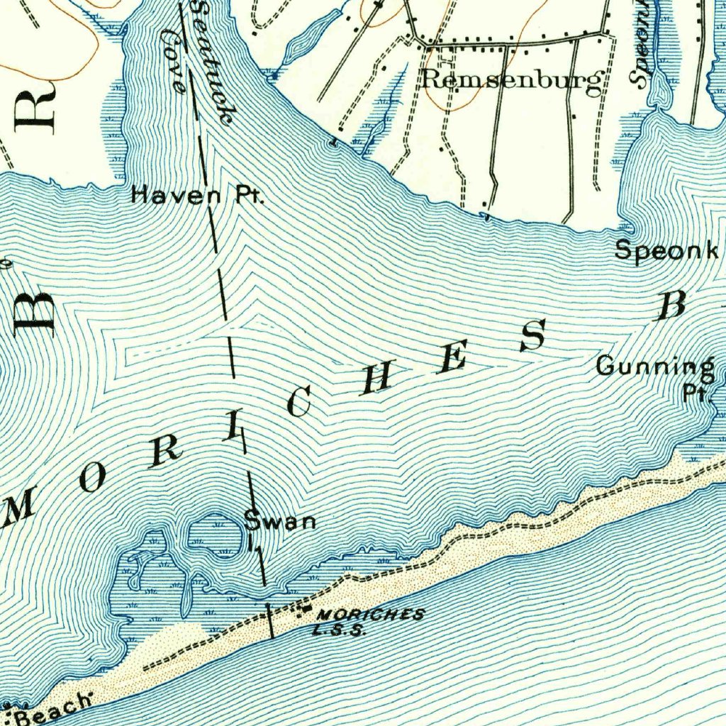 Riverhead, NY (1904, 62500-Scale) Map by United States Geological ...
