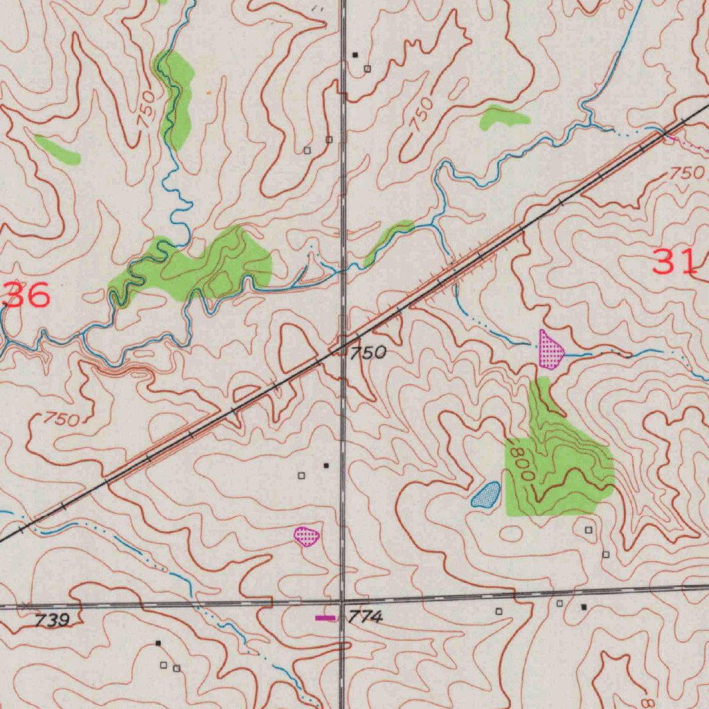 Roads, MO (1957, 24000-Scale) Map by United States Geological Survey ...