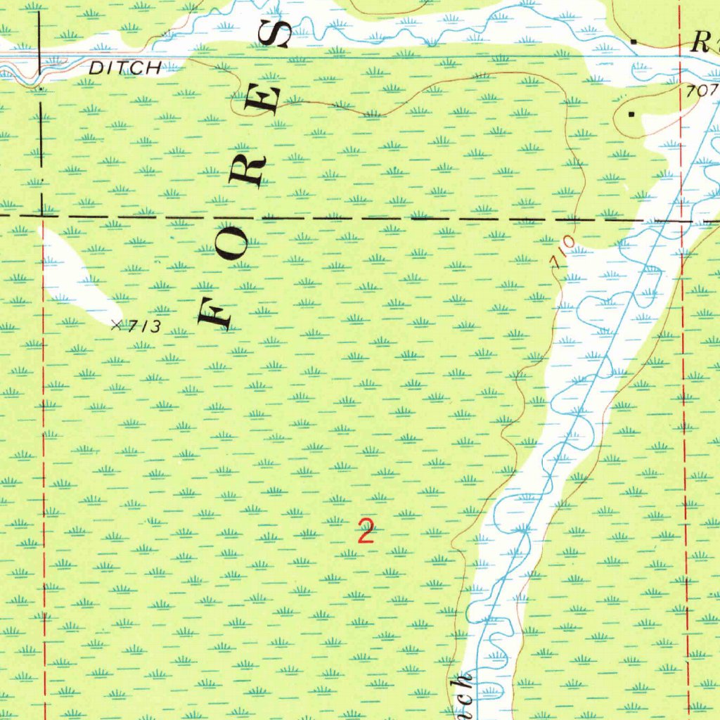 Roberts Corner, MI (1973, 24000-Scale) Map by United States Geological ...