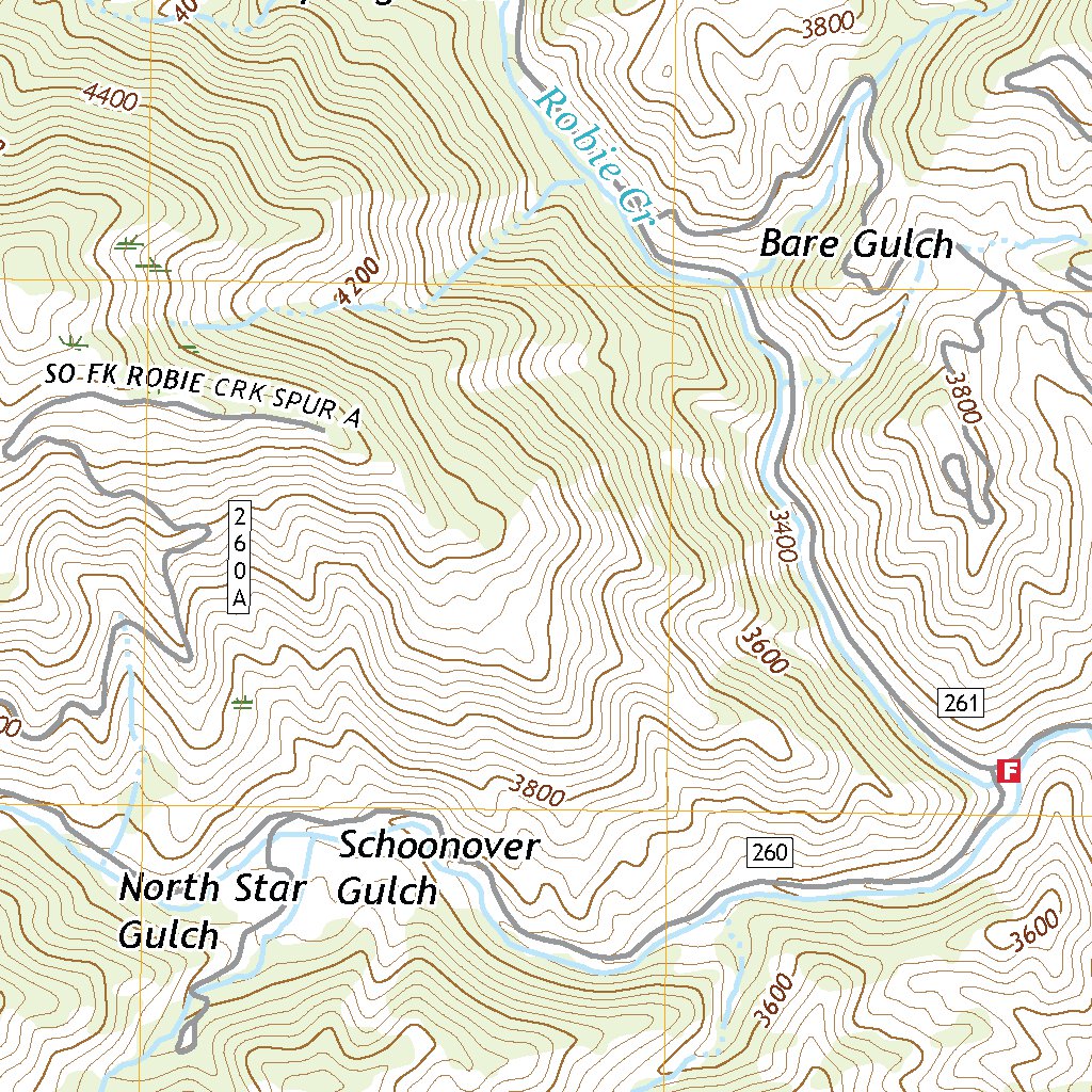 Robie Creek, ID (2020, 24000-Scale) Map by United States Geological ...