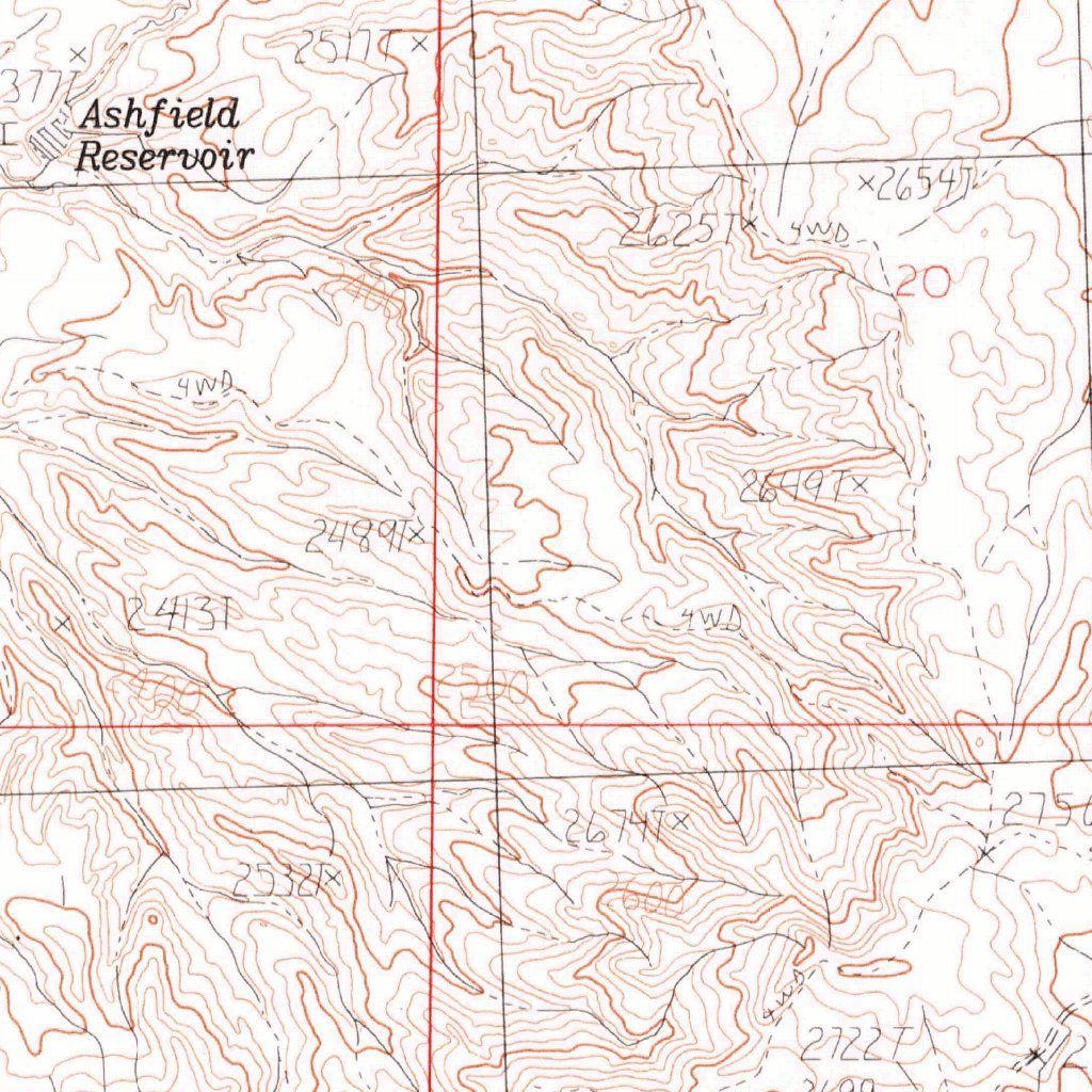 Robinson Ranch, MT (1984, 24000-Scale) Map by United States Geological ...