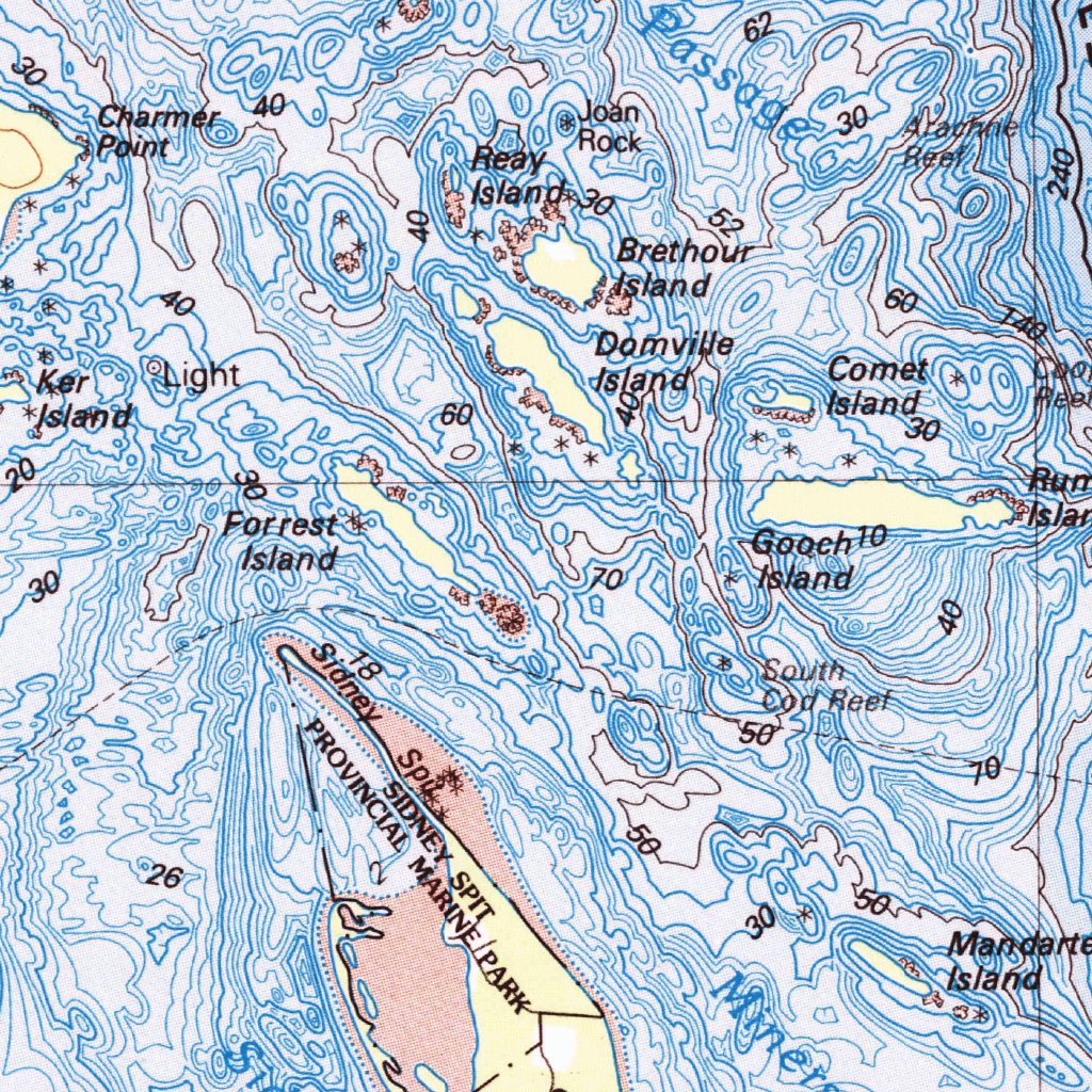 Roche Harbor, WA (1981, 100000-Scale) Map by United States Geological ...