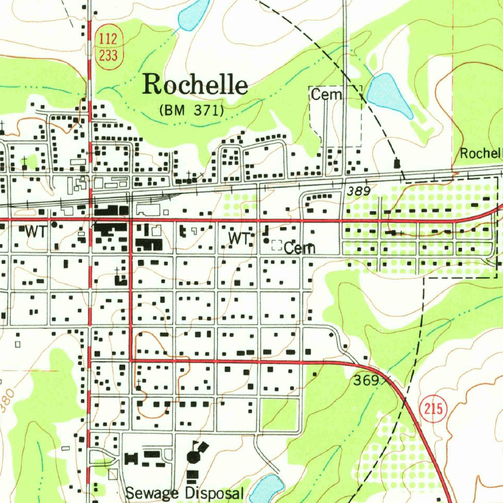 Rochelle, GA (1977, 24000-Scale) Map by United States Geological Survey ...