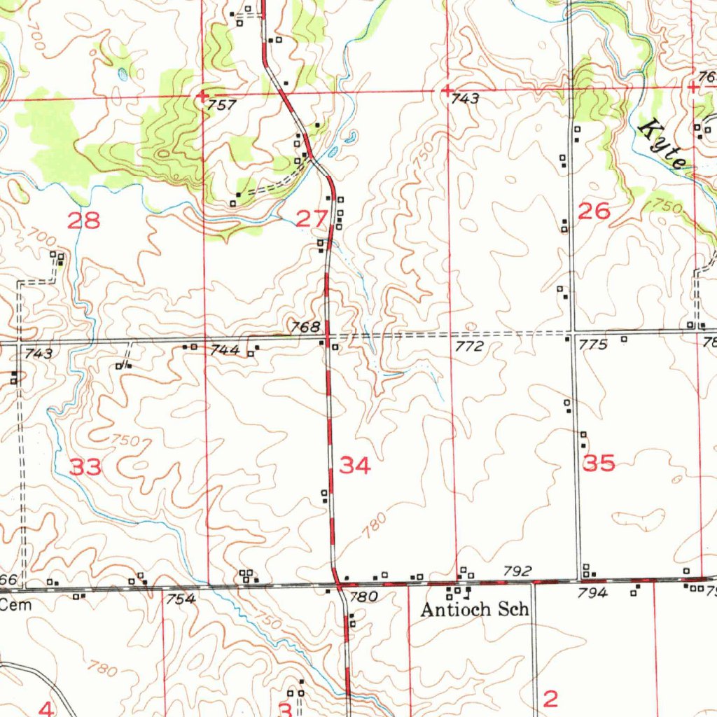Rochelle, IL (1952, 62500-Scale) Map by United States Geological Survey ...
