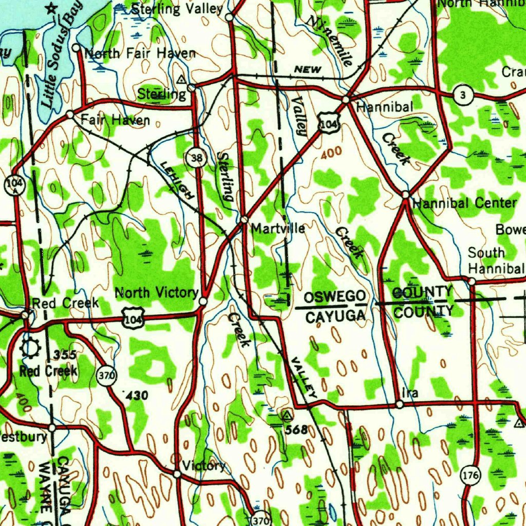 Rochester, NY (1960, 250000-Scale) Map by United States Geological ...
